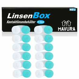 MAVURA Aufbewahrungsdose LinsenBox Kontaktlinsenbehälter Set Kontaktlinsendose