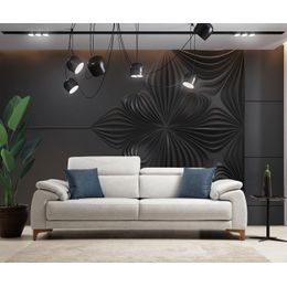JVmoebel 3-Sitzer Grau Sofa Wohnzimmer Luxus Polstersofa Design Modern Möbel Neu