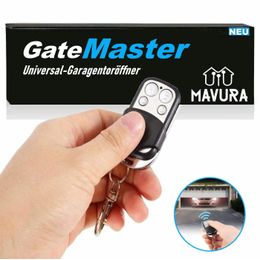 MAVURA GateMaster Universal Garagentoröffner Fernbedienung Universal-Fernbedienung (Garagentor Alarmanlage Türöffner Remote Control Handsender 433 MHZ)