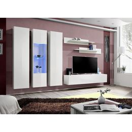 JVmoebel Wohnzimmer-Set Designer Wohnwand Wand Regale Wohnzimmermöbel TV-Ständer Luxus Möbel