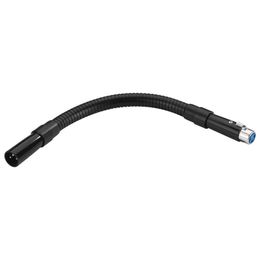 MONACOR GN-10XLR/SW - Schwanenhals, 300 mm (12")