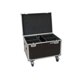ROADINGER Flightcase 4x LED Theatre COB 200 Serie, mit Rollen