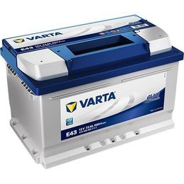 Varta Blue Dynamic 5724090683132 Autobatterien, E43, 12 V, 72 Ah, 680 A