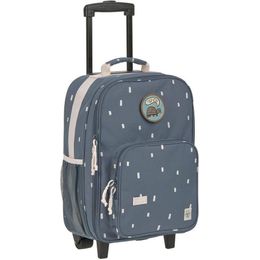 Lässig LÄSSIG Kinderkoffer Happy Prints, Trolley, Midnight Blue, 2 Rollen, blau