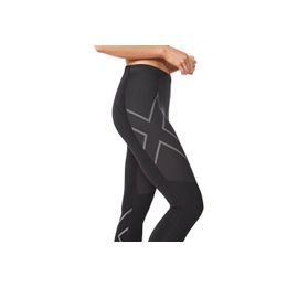 2XU Sporthose Laufhose lang Ignition Shield Compression Tights (1-tlg) Wasserdichte Stretchmembran