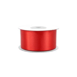 Creativery Satinband, Satinband 38mm x 25m Rolle Rot
