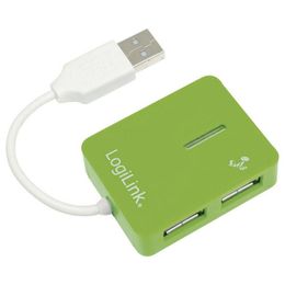 Logilink USB-Verteiler Logilink UA0138 4 Port USB 2.0-Hub Grün