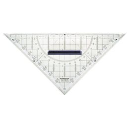 Staedtler Geodreieck Staedtler Geometriedreieck 568 35 Glasklar Länge der Hypotenuse: 22 cm