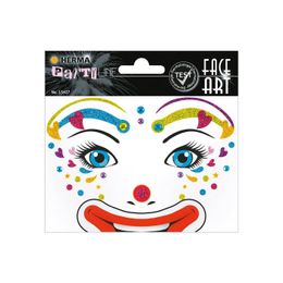 Herma Schmuck-Tattoo Herma Face Art Sticker Gesichter "Clown Lotta"