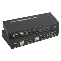 SpeaKa Professional SpeaKa Professional 2 Port KVM-Umschalter HDMI USB 1920 x 1080 Pixel