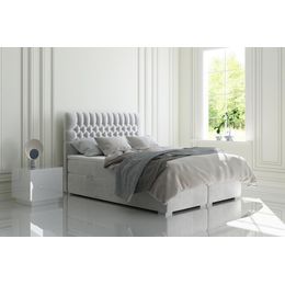 JVmoebel Boxspringbett Chesterfield Doppelbett Schlafzimmer Luxus Bett Modern Boxspringbett