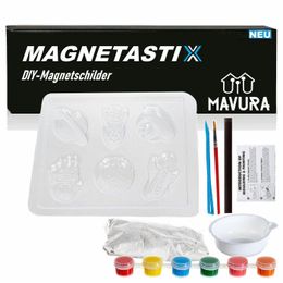 MAVURA Magnethalter MAGNETASTIX Magnetschilder Kühlschrankmagnete Magnet