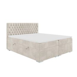 JVmoebel Boxspringbett Chesterfield Doppelbett Schlafzimmer Luxus Bett Modern Boxspringbett