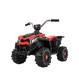 Actionbikes Motors Kinder-Elektroauto Bumblequad, Kinderquad, 18 Watt, Bremsautomatik, Vorw&auml;rts- und R&uuml;ckw&auml;rtsgang, LED (Rot)
