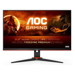 AOC 24G2ZE/BK 24 Zoll Full-HD Gaming Monitor (0,5 ms Reaktionszeit, 240 Hz)