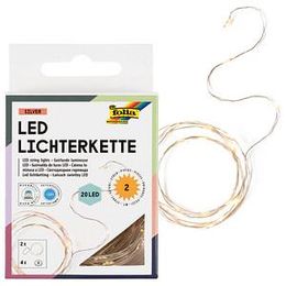 2 Folia Mini LED 20er LED Lichterketten weiß 2,2 m