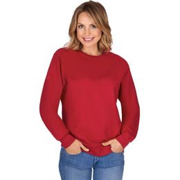 TRIGEMA Sweatshirt »Sweatshirt« kirsch L L Sweat-Qualität