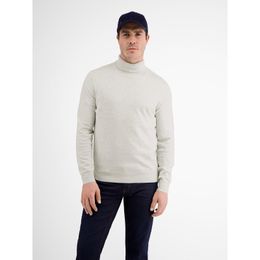 Lerros Rollkragenpullover »Rollkragenpullover, Flachstrick« FOG WHITE MELAN M M Modischer Rollkragenstyle