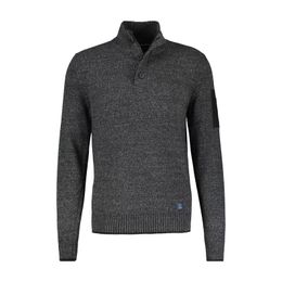 Lerros Strickpullover »Troyer in lebendiger Strickoptik« BLACK S S Lebendige Strickoptik