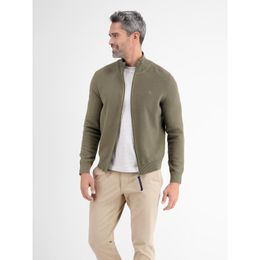 Lerros Strickjacke »Strickjacke mit Stehkragen« AGED OLIVE L L Lebendige Strickoptik