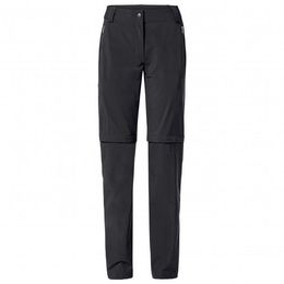 Vaude - Women's Farley Stretch Zip Off T-Zip Pants II - Trekkinghose Gr 38 - Short schwarz