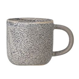 Bloomingville Kendra Tasse mit Henkel, Steingut, Ø 7,5xH7 cm