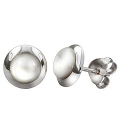Vivance Paar Ohrstecker &raquo;925/- Sterling Silber rhodiniert Perlmutt&laquo; wei&szlig; one-size Sch&ouml;ne Ohrstecker aus 925/- Sterling Silber rhodiniert