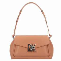 DKNY Downtown Schultertasche Leder 28 cm caramel