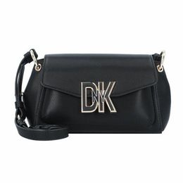 DKNY Downtown Umhängetasche Leder 21 cm blk-gold