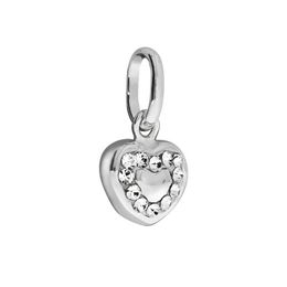 Vivance Damen Kettenanh&auml;nger &raquo;925/- Sterling Silber Kristall wei&szlig;&laquo; () wei&szlig;