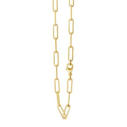 Vivance Collierkettchen &raquo;925/- Sterling Silber vergoldet Gliederkette 50 cm&laquo; gelb 50cm Gliederkette aus 925/- Sterling Silber vergoldet
