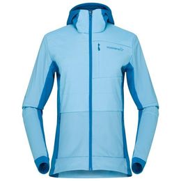 Norröna Norrøna - Women's Falketind Alpha90 Insulated Zip Hood - Kunstfaserjacke Gr XS blau