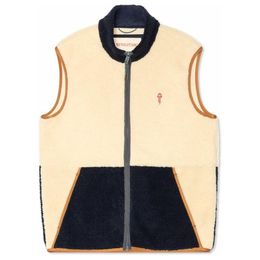Revolution - Fleece Vest in Block Colors - Fleeceweste Gr S beige