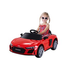 Actionbikes Motors Kinder-Elektroauto Audi R8 Spyder lizenziert, 60 Watt, LED-Scheinwerfer, Musik, Hupe, Fernbedienung, (Rot)