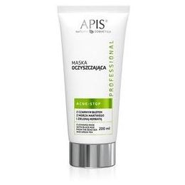 APIS ACNE - STOP, Reinigende Maske mit schwarzem Schlamm aus dem Toten Meer und mit grünem Tee