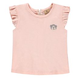 bellybutton - T-Shirt SPRING CHIC mit Flügelärmeln in peony rose, Gr.122