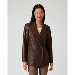 Judith Williams Blazer aus Lederimitat