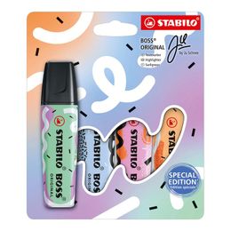 Textmarker Stabilo® BOSS ORIGINAL Pastel by Ju Schnee 4er-Pack