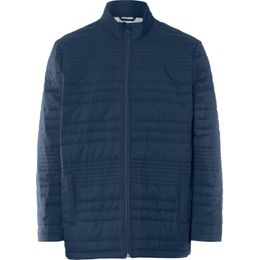 Herren Steppjacke mit Tunnelzug im Saum dunkelblau, Gr&ouml;&szlig;e 56