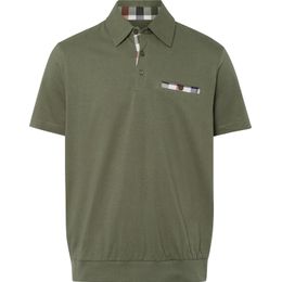 Herren Kurzarm-Poloshirt khaki, Gr&ouml;&szlig;e 56/58