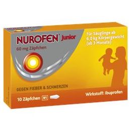 Reckitt Benckiser Deutschland GmbH Nurofen Junior 60 mg Zäpfchen 10 St