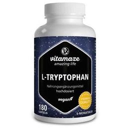 Vitamaze GmbH L-Tryptophan 500 mg hochdosiert vegan Kapseln 180 St