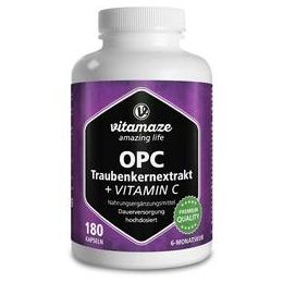 Vitamaze GmbH OPC Traubenkernextrakt hochdosiert+Vitamin C Kaps. 180 St