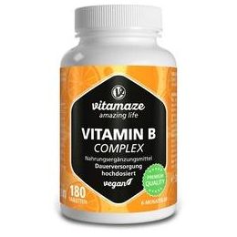 Vitamaze GmbH Vitamin B Complex hochdosiert vegan Tabletten 180 St