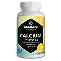 Vitamaze GmbH Calcium D3 600 mg/400 I.e. vegetarisch Tabletten 120 St