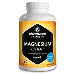 Vitamaze GmbH Magnesiumcitrat 360 mg vegan Kapseln 180 St