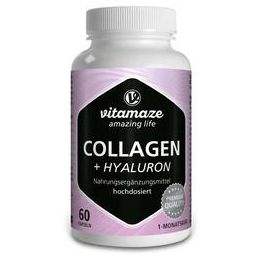 Vitamaze GmbH Collagen 300 mg+Hyaluron 100 mg hochdosiert Kaps. 60 St