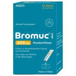 Aristo Bromuc akut 600 mg Hustenlöser Plv.z.H.e.L.z.Einn. 10 St