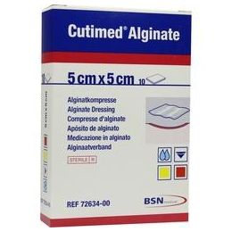 BSN Medical Cutimed Alginate Alginatkompressen 5x5 cm 10 St