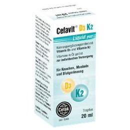 Cefavit D3 K2 Liquid pur Tropfen zum Einnehmen 20 ml